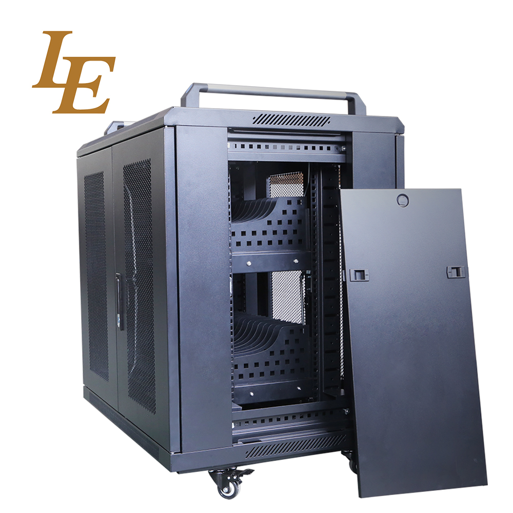 Server Rack Cabinet PDU Rack IP20 SPCC Material Rolling Wheels With ...